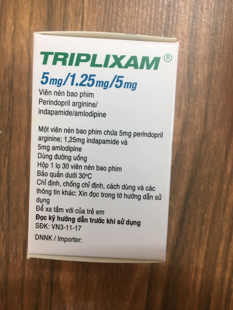 Triplixam 5 1 25 5 Mg Nhathuocyentrang triplixam-5-1-25-5-mg-nhathuocyentrang