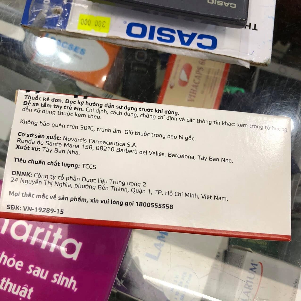 Exforge 5/160/12.5 mg | nhathuocyentrang