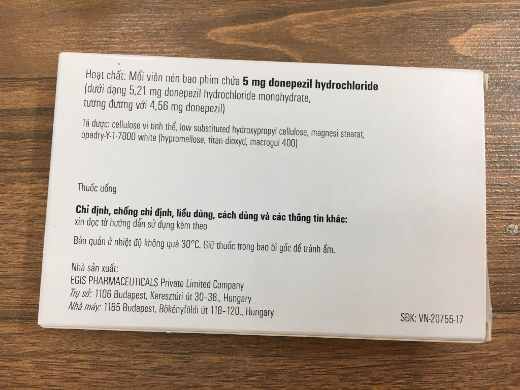 Alzepil 5mg | nhathuocyentrang