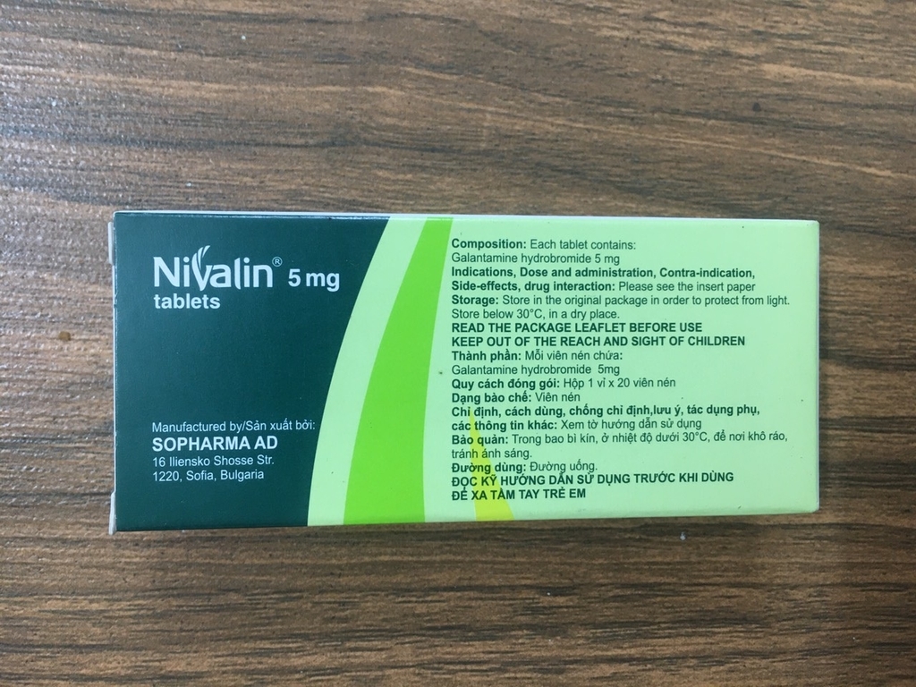 Nivalin 5mg (viên)/tuần hoàn não-thần kinh/thuốc tân dược ...