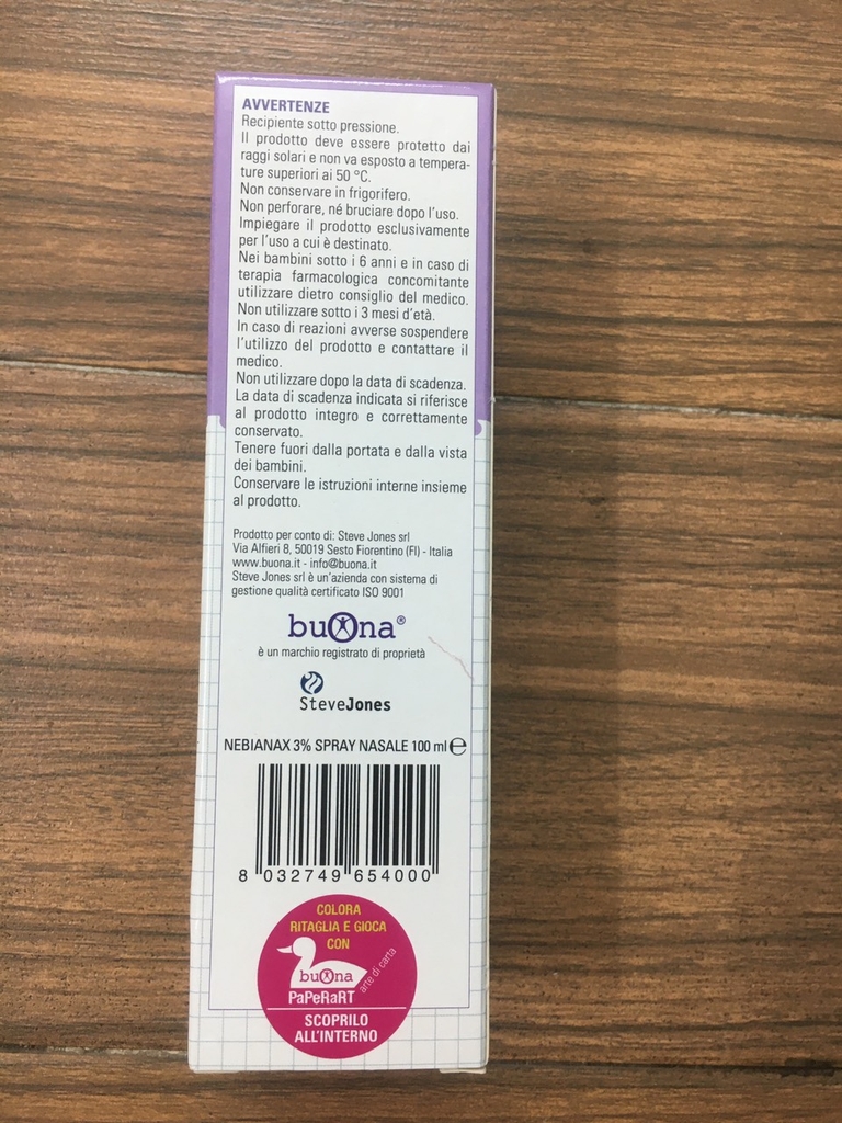 NEBIANA 3% NASALE SPRAY 100ml | nhathuocyentrang