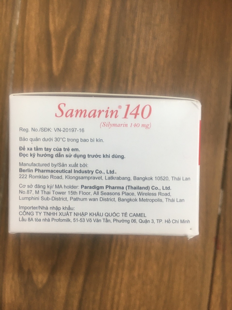 Samarin 140mg | nhathuocyentrang