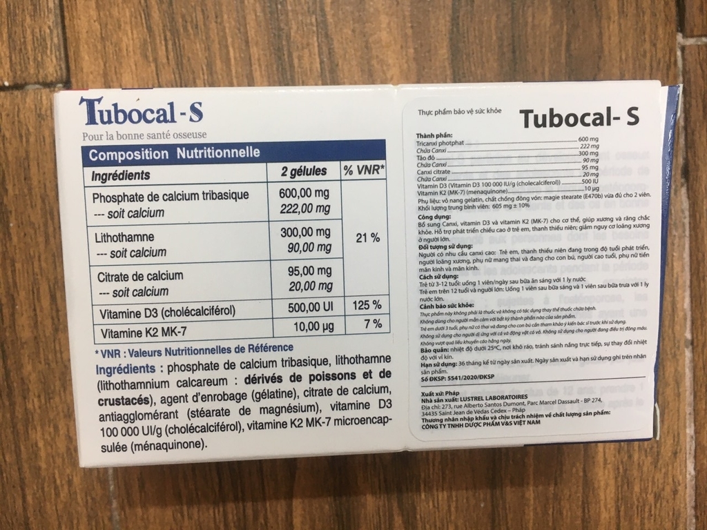 Tubocal S | nhathuocyentrang
