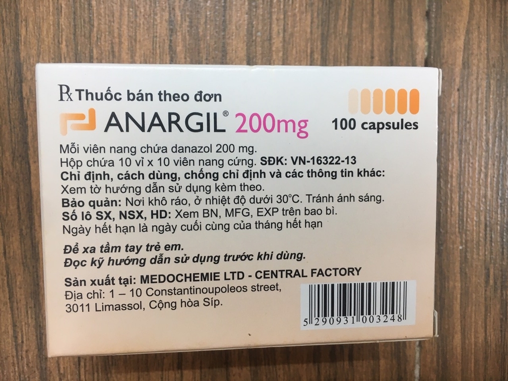 Anargil 200mg | nhathuocyentrang