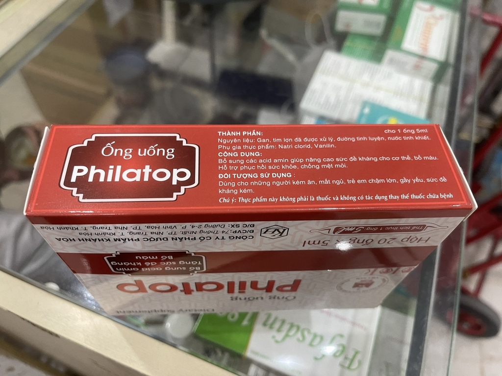 Philatop Khánh Hòa 20 ống | nhathuocyentrang