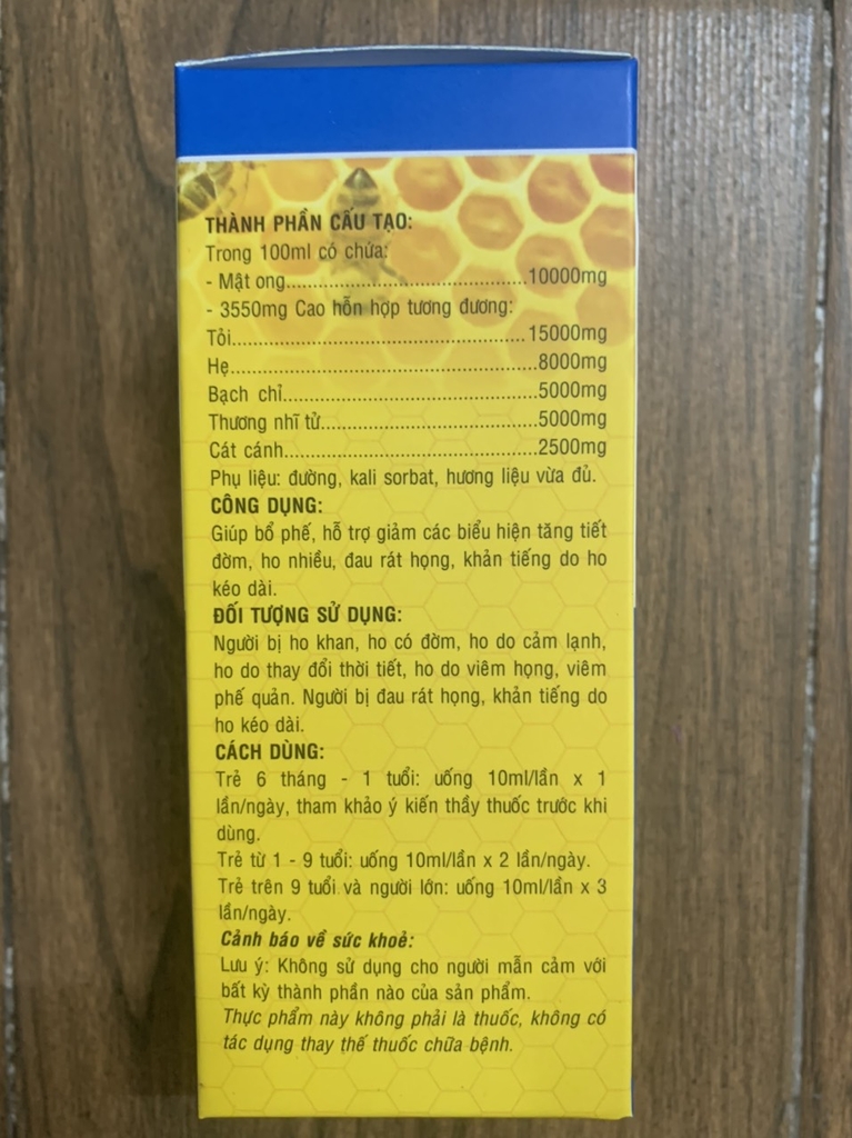 Tohema 100ml/ Ho - Hen/ Sản phẩm thảo dược - vitamin / nhathuocyentrang.com