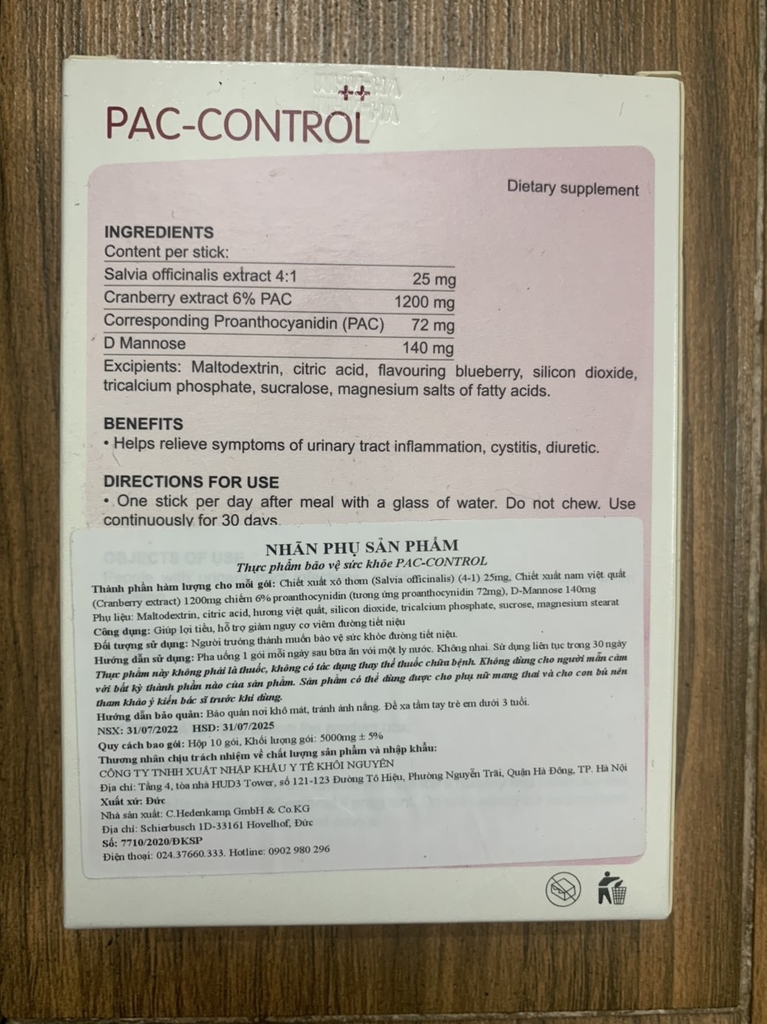 Pac Control | nhathuocyentrang