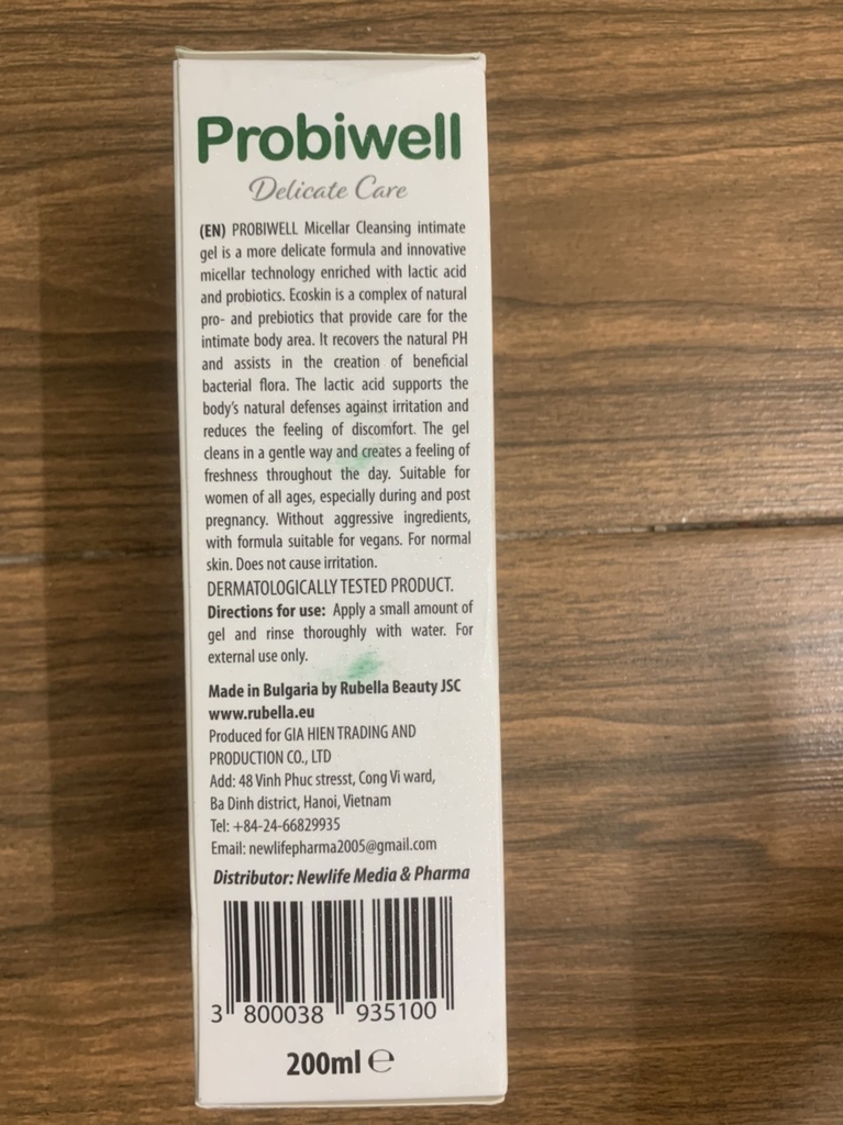 Dung Dịch Vệ Sinh Phụ Nữ Probiwell | nhathuocyentrang