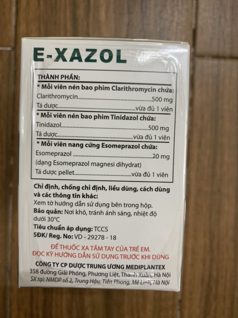 E-xazol | nhathuocyentrang