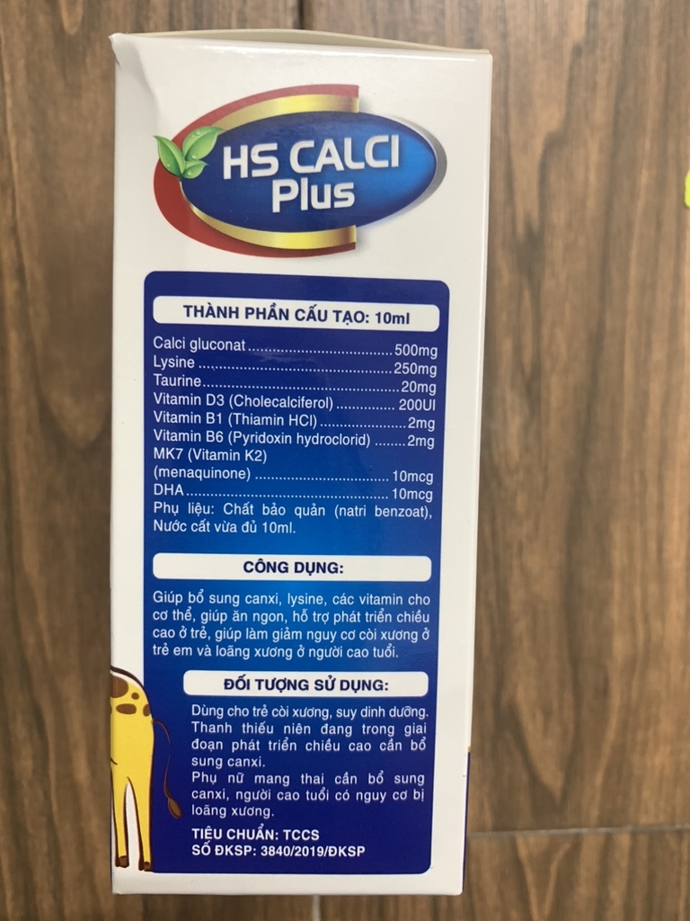 HS Calci Plus | nhathuocyentrang