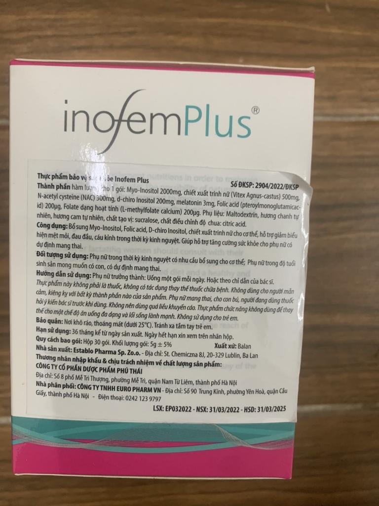 INOFEM PLUS | nhathuocyentrang
