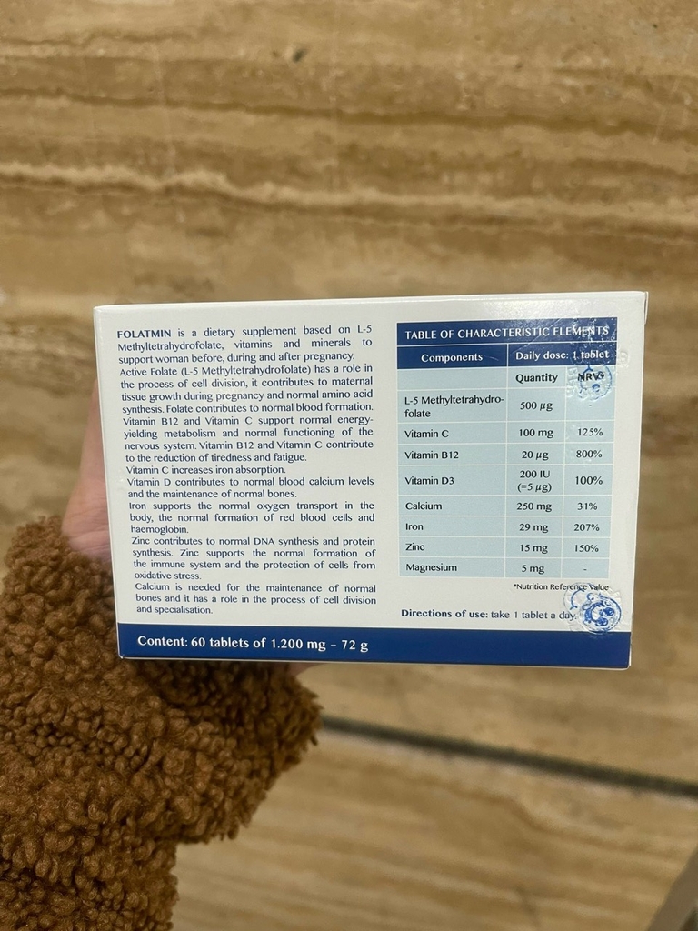 Folatmin | nhathuocyentrang