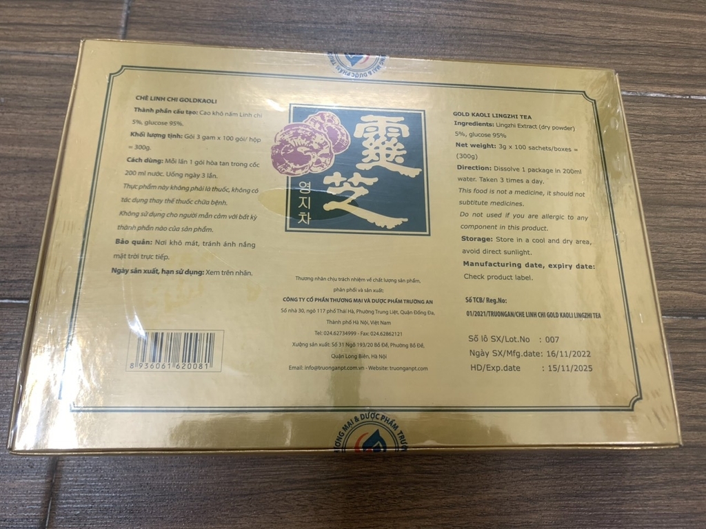 Trà Linh Chi Hàn Quốc Lingzhi Tea | nhathuocyentrang