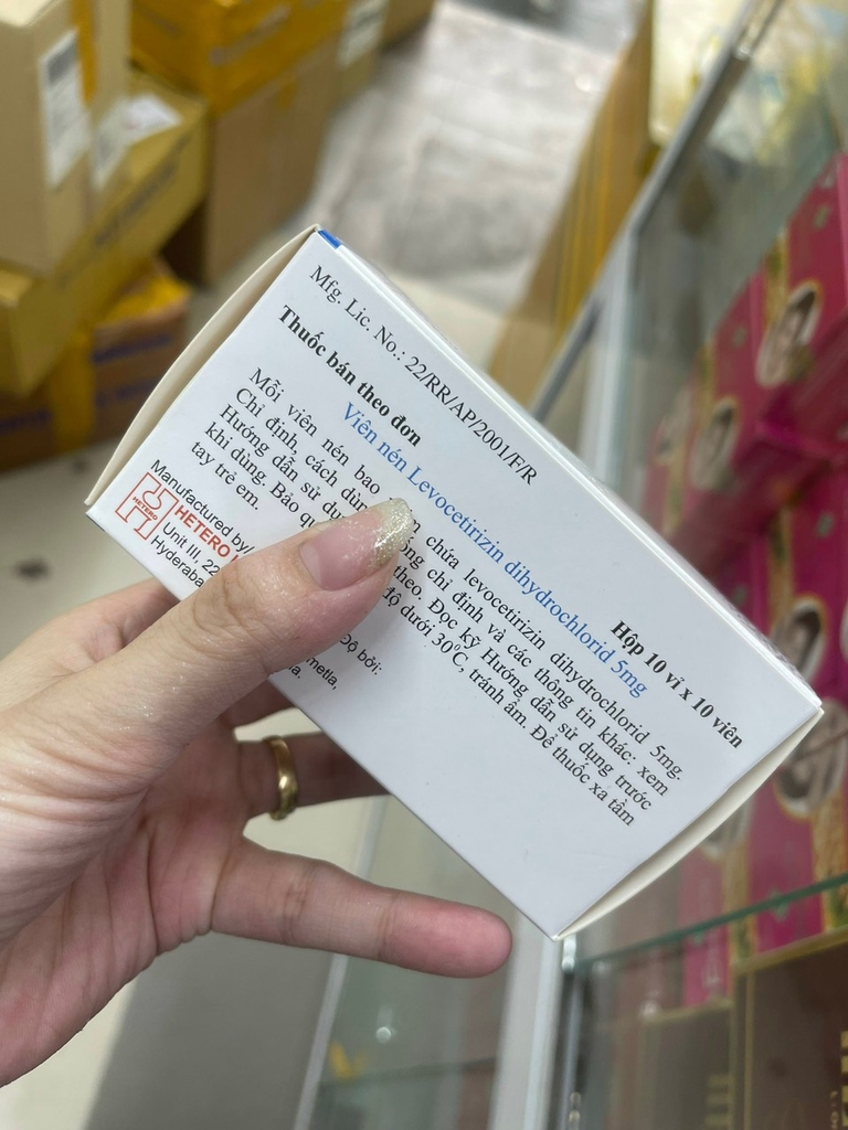 Lazine 5mg | nhathuocyentrang