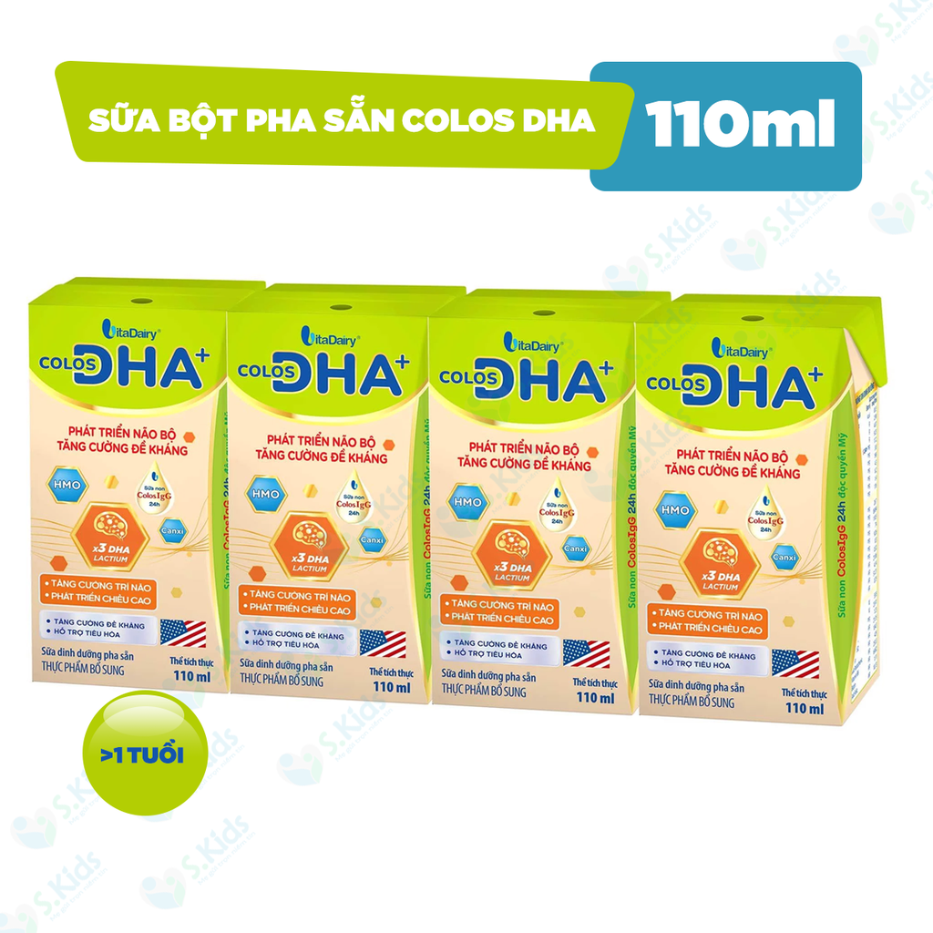 Sữa bột pha sẵn DHA 110ml - Hệ thống cửa hàng Mẹ và Bé Hải Dương
