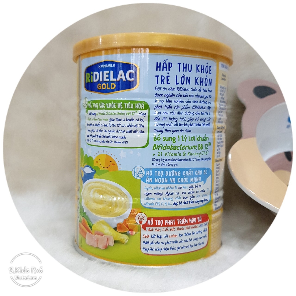 Bột ăn dặm Ridielac Gold vị Gà rau củ 350g - Hệ thống cửa hàng Mẹ và Bé ...