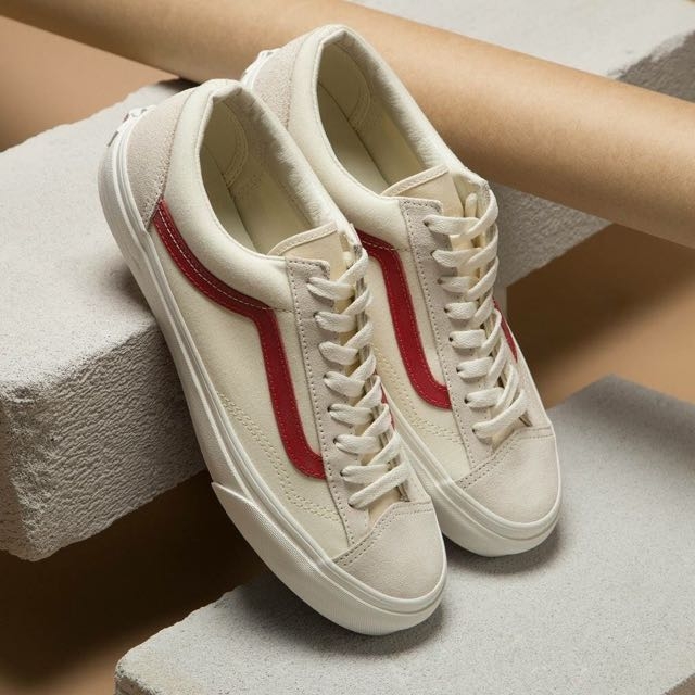 Vans Style 36 Marshmallow Racing Red