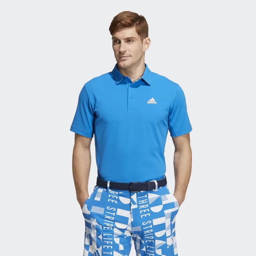 Áo Polo Adidas Nam Chính Hãng - 3-STRIPE LIFE AEROREADY - Xanh | JapanSport HA0234
