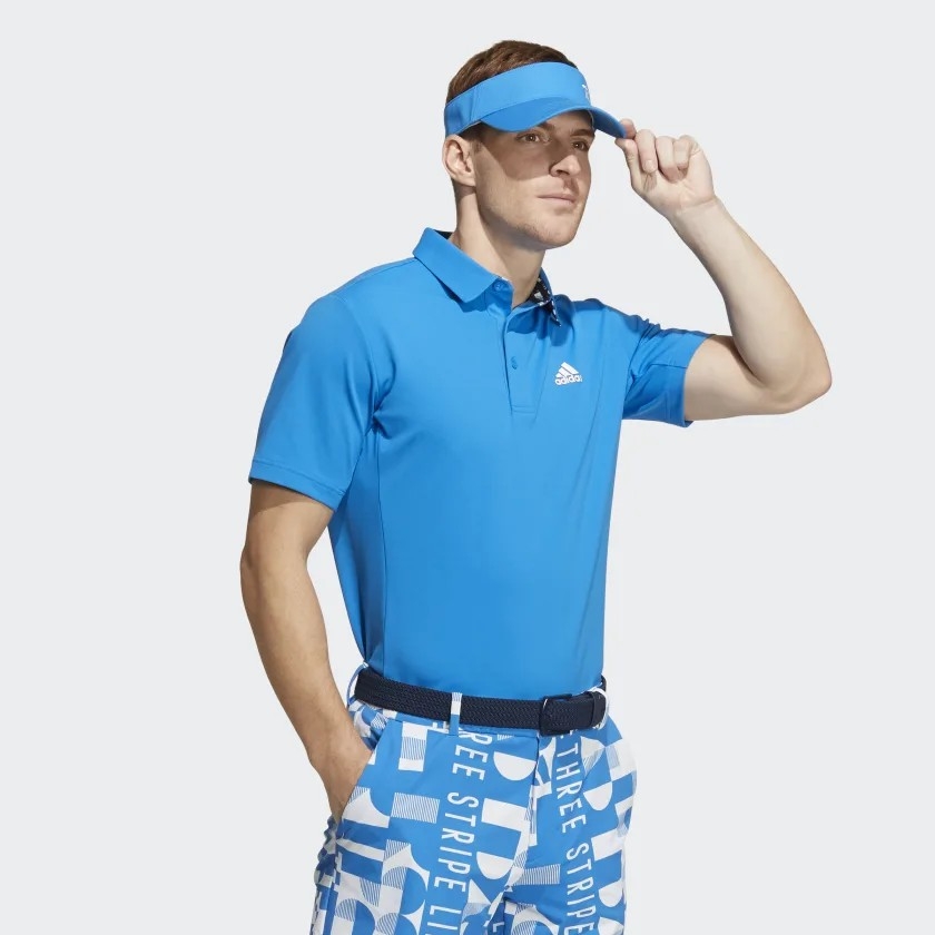 Áo Polo Adidas Nam Chính Hãng - 3-STRIPE LIFE AEROREADY - Xanh | JapanSport HA0234