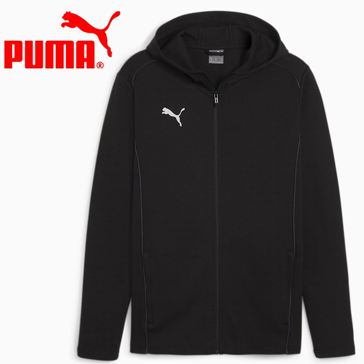 Áo Puma Nam Chính Hãng - teamFINAL Casual Hooded Jacket - Màu Đen ...