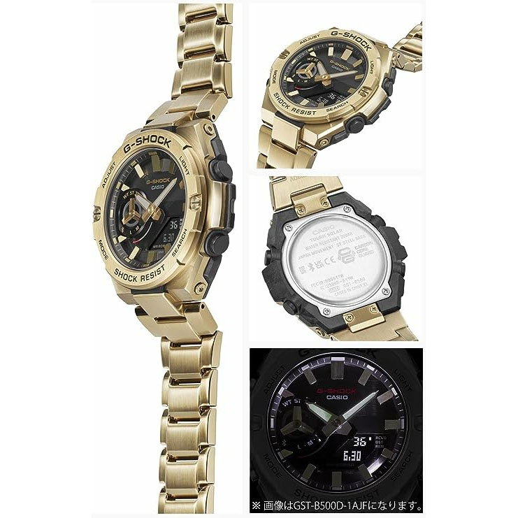 ĐỒNG HỒ CHÍNH HÃNG CASIO G-SHOCK GST-B500GD-9AJF | G-STEEL