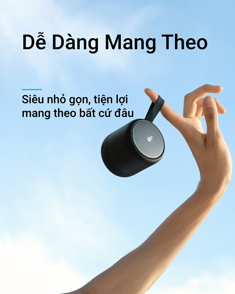 Loa Bluetooth Anker Chính hãng - SOUNDCORE MINI 3 6W - A3119 | JapanSport