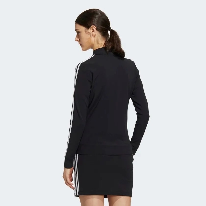 Áo Khoác Golf Adidas Nữ Chính Hãng - 3-Stripes Jacket - Đen ...