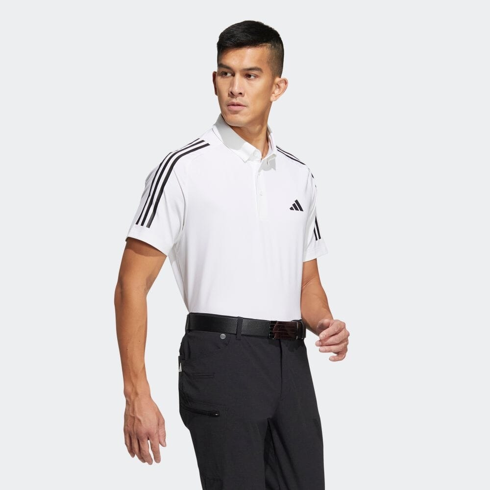 Áo Polo Adidas Chính Hãng - AEROREADY 3-Stripes - Trắng | JapanSport HT6861