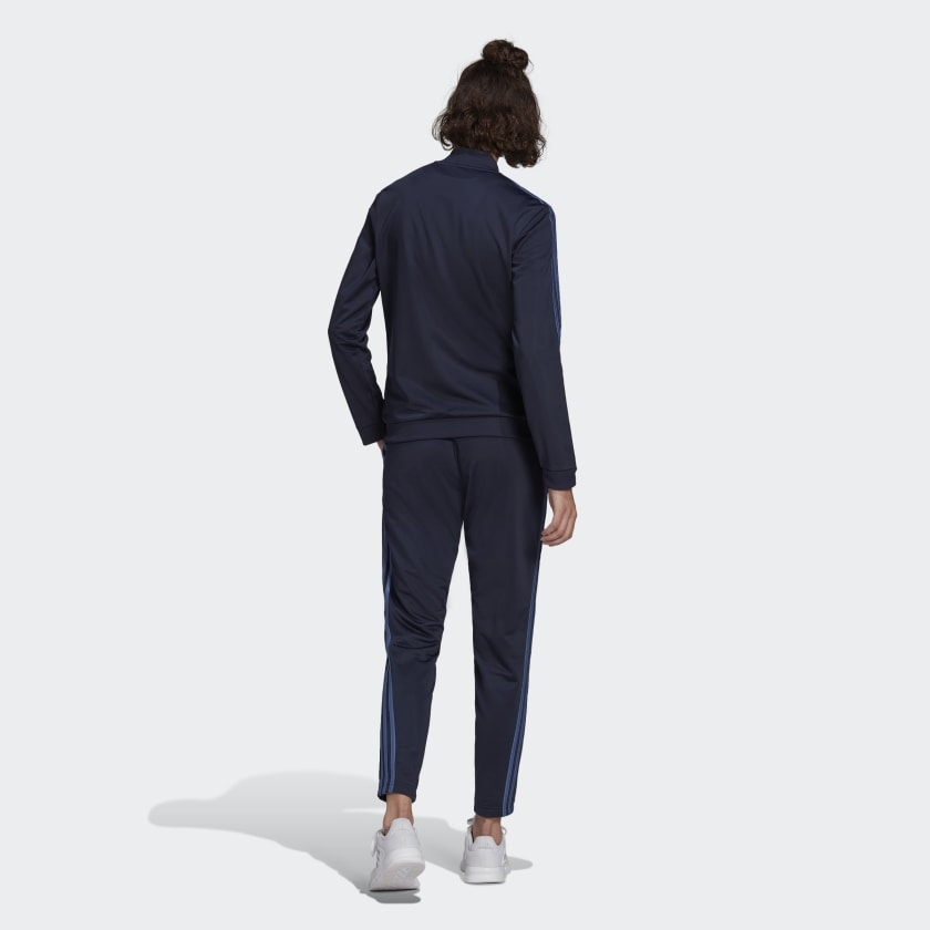 Bộ Thể Thao Adidas Chính Hãng - ESSENTIALS 3-STRIPES TRACK SUIT - Xanh ...