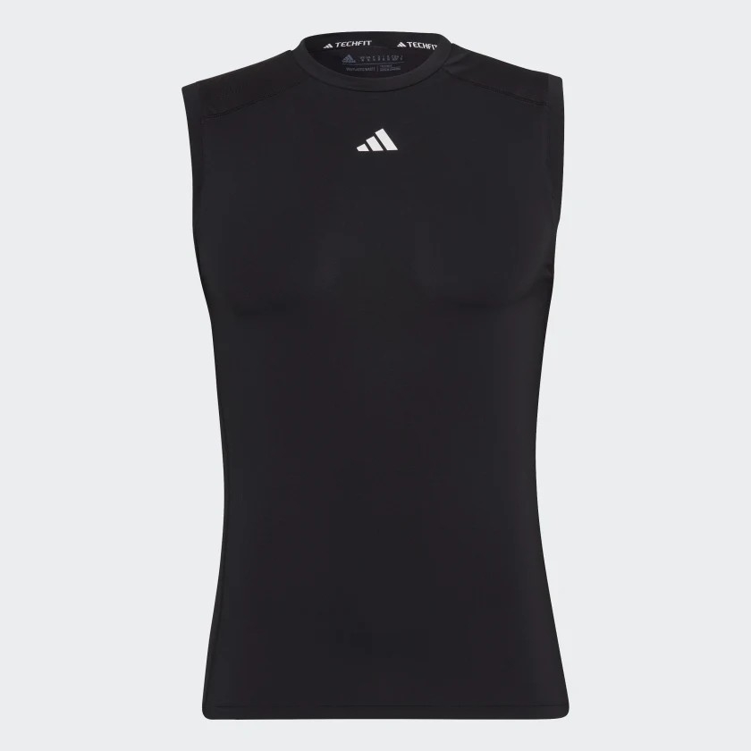 Áo Tank Top Adidas Nam Chính Hãng - Techfit Training Mouwloos - Đen ...