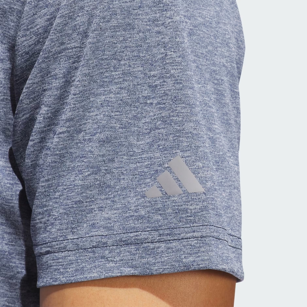 Áo Polo Golf Adidas Chính Hãng - Adi Performance Heathered- Màu Xanh ...