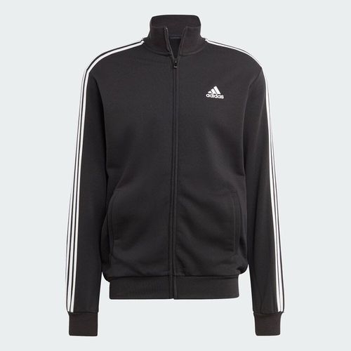 Bộ thể thao Adidas Nam Chính Hãng - Basic 3-Stripes French Terry Track Suit - Đen