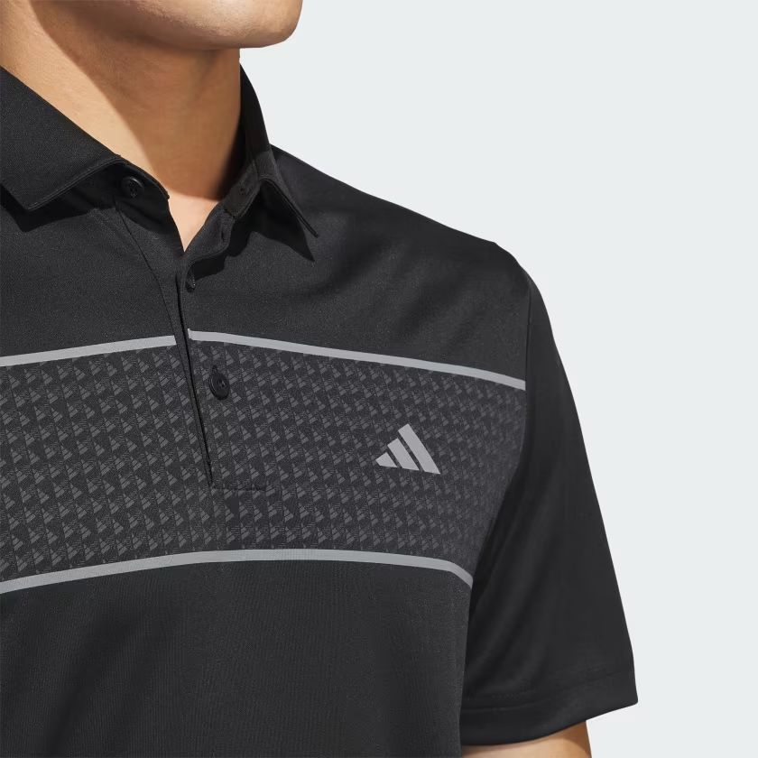 Áo Polo Adidas Nam Chính Hãng - CHEST STRIPE POLO SHIRT - Đen ...