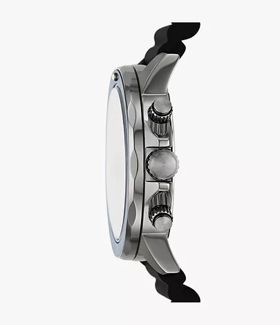 Đồng hồ Fossil Chính hãng - Bannon Multifunction Black Silicone Watch ...