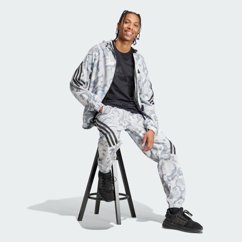 Áo Khoác Adidas Chính Hãng - Future Icons Allover Print Full-Zip Hoodie ...
