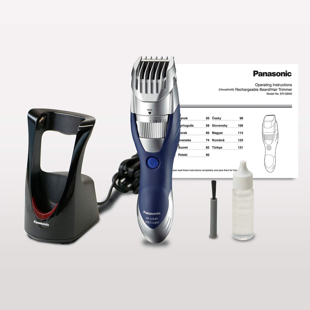 Tông đơ Panasonic Chính Hãng - Hair Trimmer ER-GB40-S - Men's Grooming ...