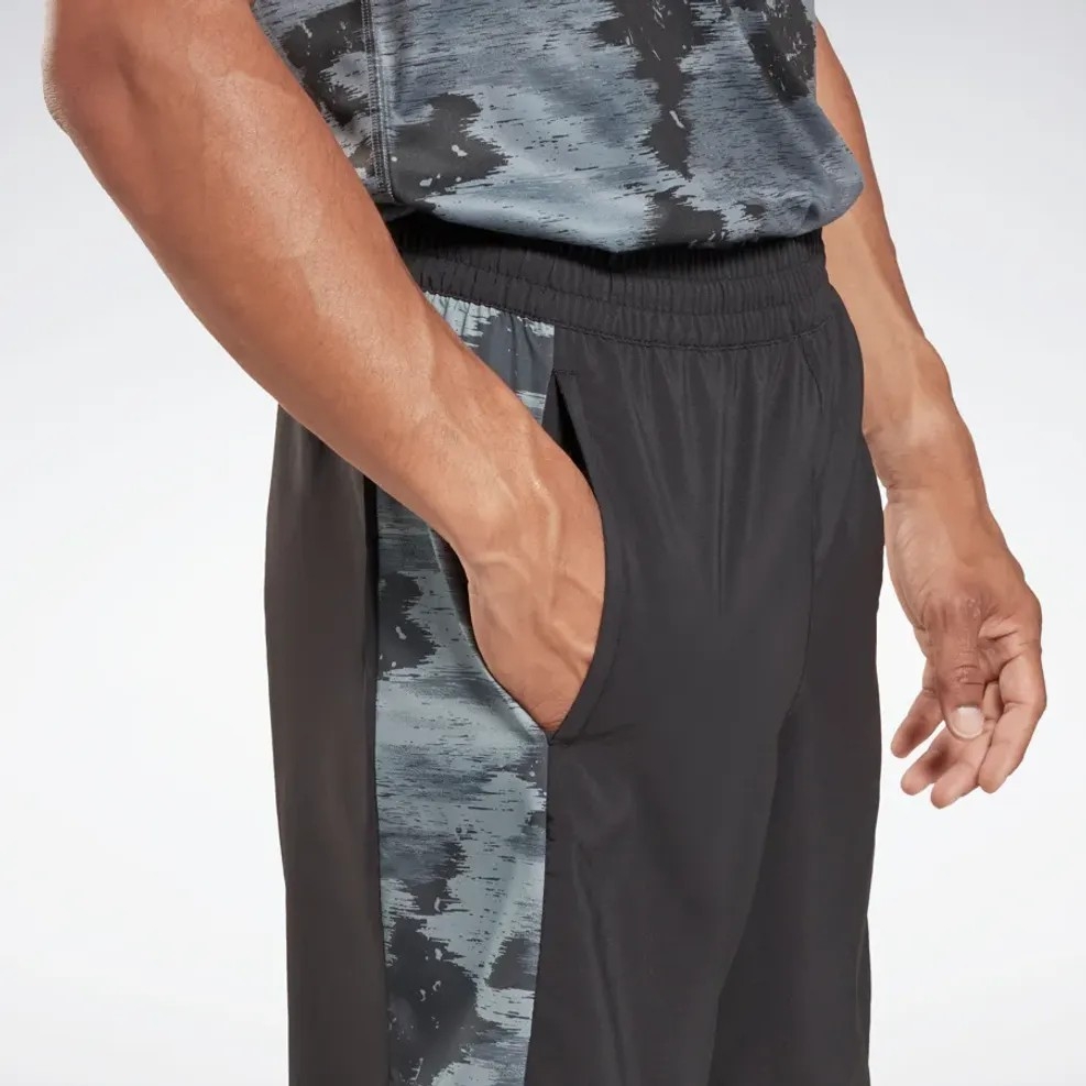 Quần Shorts Reebok Nam Chính Hãng - TRAINING CAMO WOVEN - Đen ...