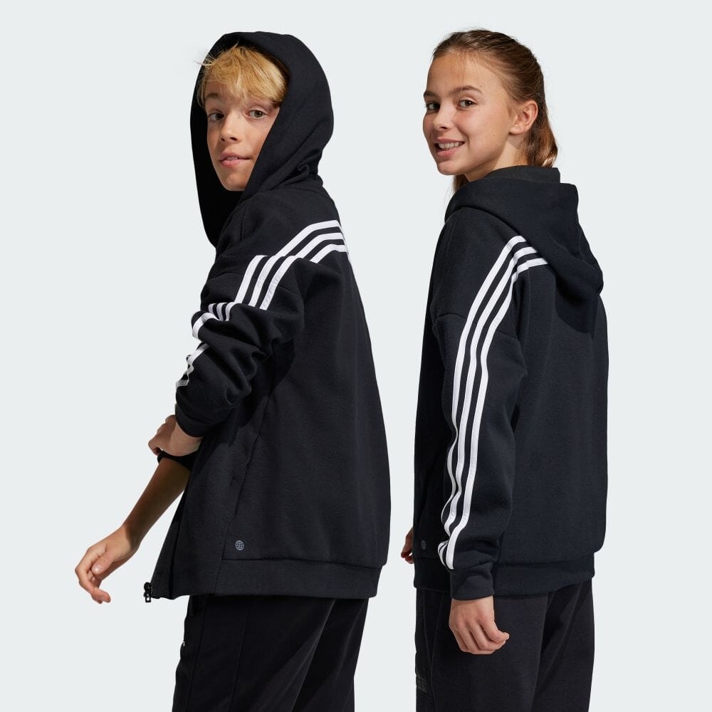 Áo Khoác Adidas kids Chính Hãng -FUTURE ICON 3-STRIPES FULL ZIP - Đen ...