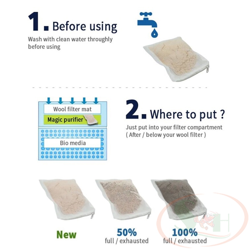Vật liệu lọc Biozym Purigen Magic Water Purifier khử màu - Shrimp Home