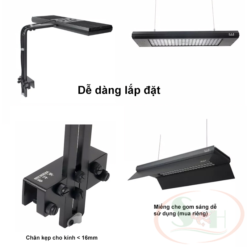 Đèn led Week Aqua Z series Z200, Z250, Z400 Pro rgb uv - Shrimp Home