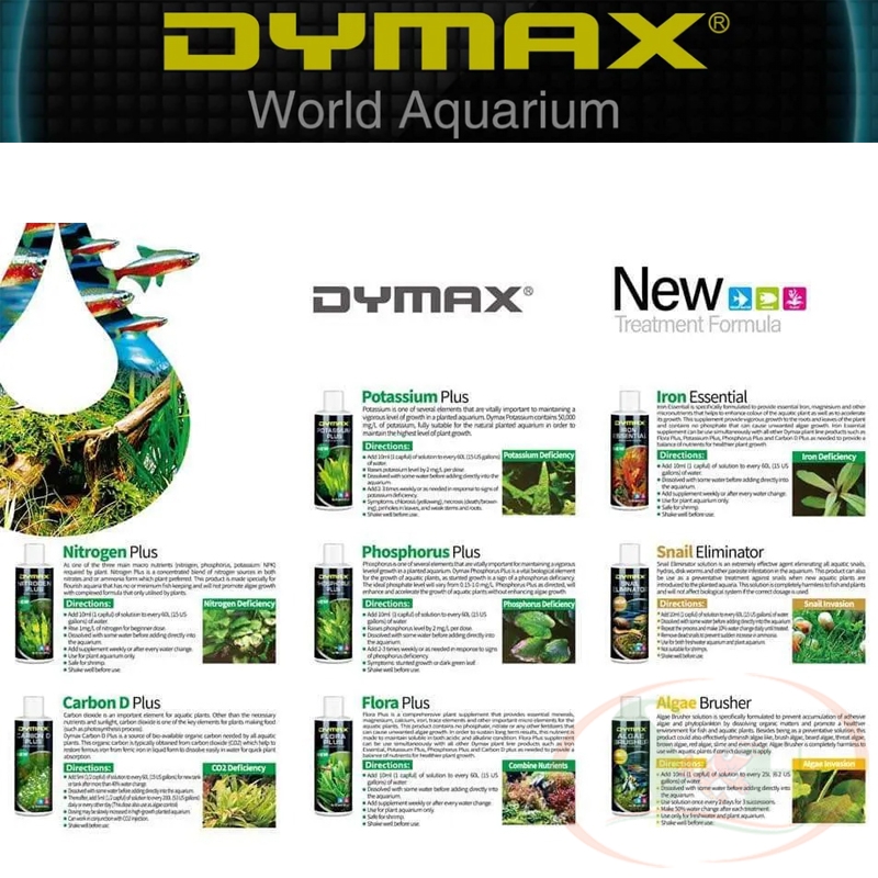 Dung dịch co2 Dymax Carbon D Plus ức chế diệt rêu tảo - Shrimp Home