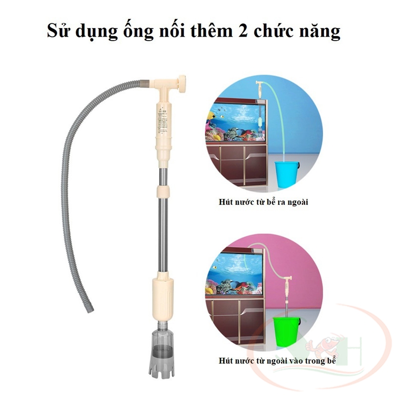 Máy Hút Cặn Jeneca Aquarium Cleaner AS 615A, 615B Thay Nước Hút Phân