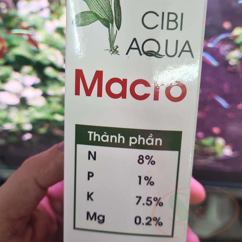 Phân nước Cibi Aqua Macro đa lượng bổ sung nito phospho - Shrimp Home