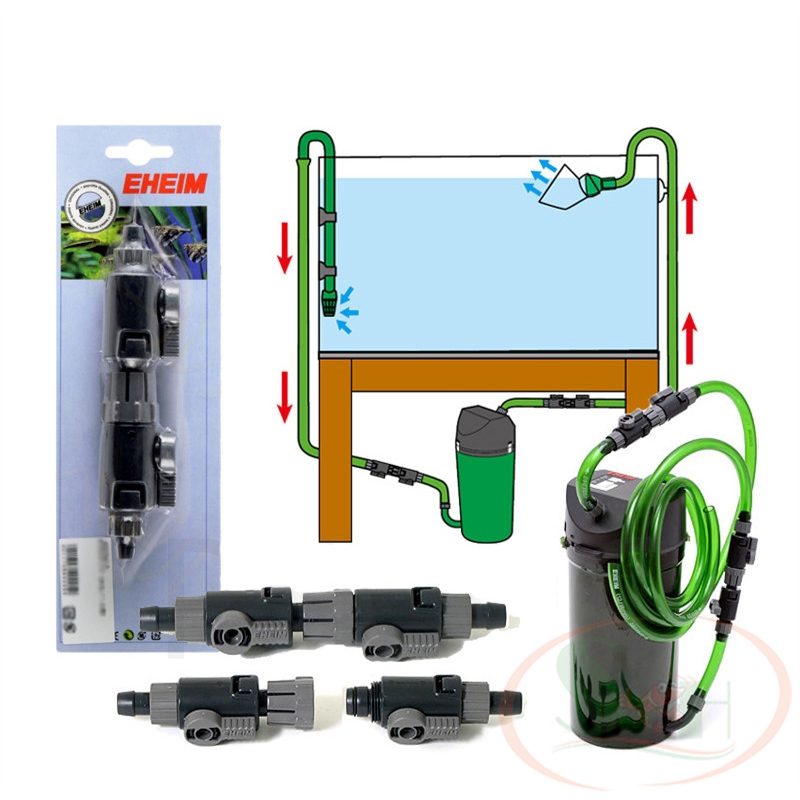 Van khóa Eheim Quick Release Tap 9, 12, 16 mm tăng giảm - Shrimp Home