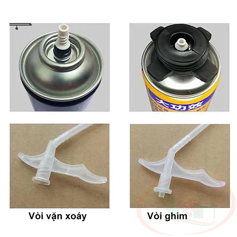 Vòi nhựa xịt phun foam tạo bọt nở bể bán cạn tiểu cảnh - Shrimp Home