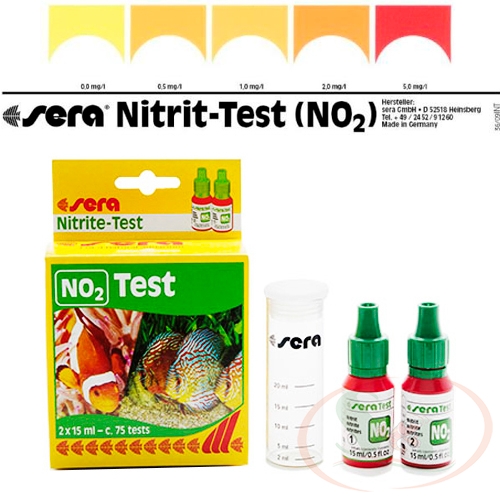 Bộ Sera No2 Test kiểm tra nitrit khí độc nitrite nước - Shrimp Home