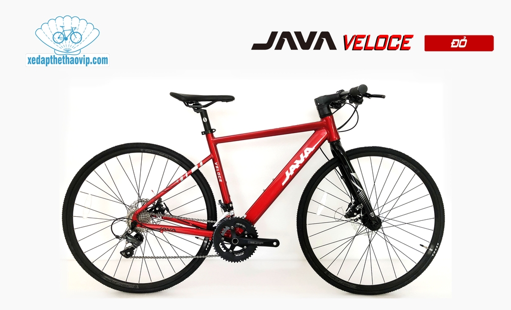 Xe đạp touring JAVA VELOCE: Full Nhôm nhẹ, Group SHIMANO 2x8 tốc độ ...