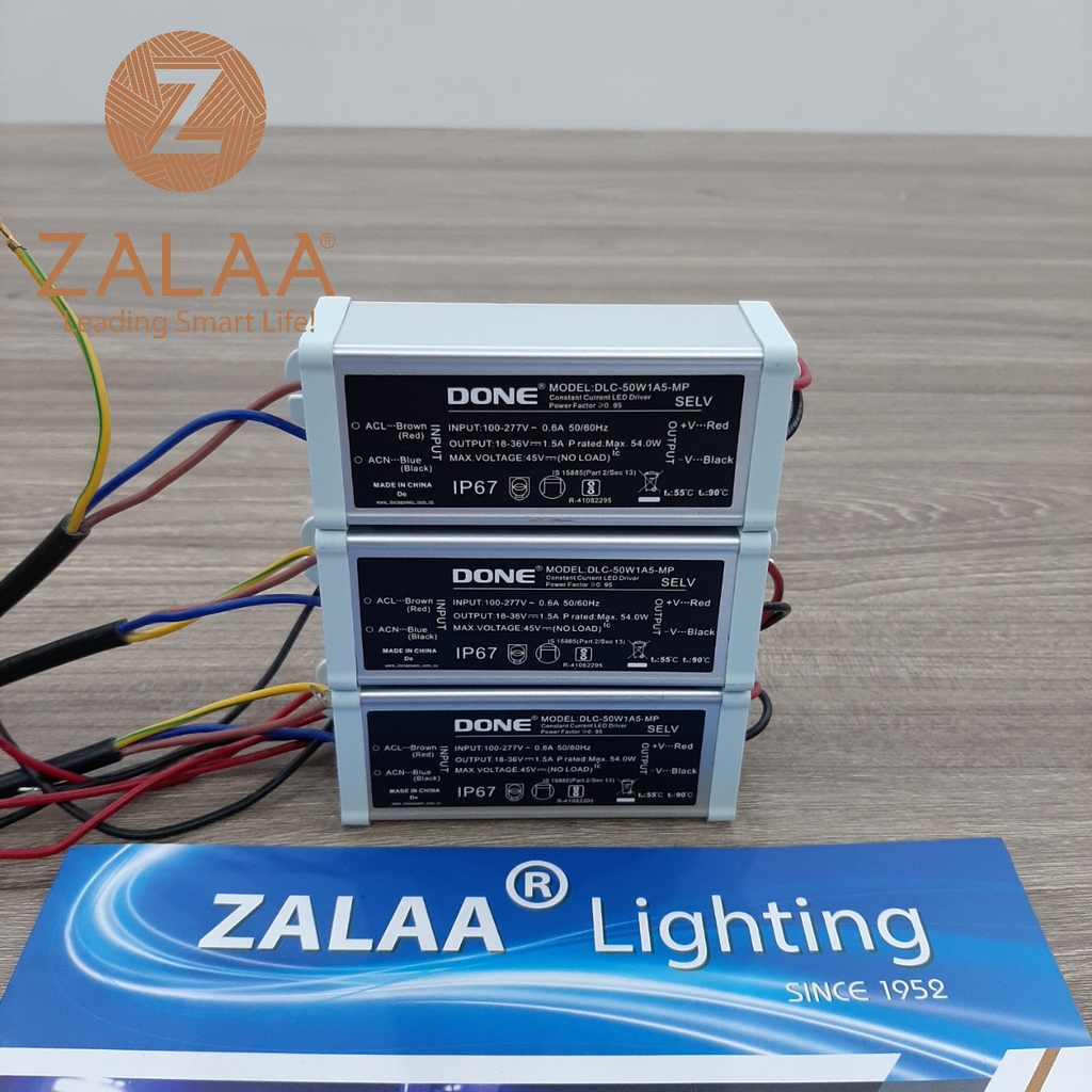 Nguồn Driver Led 50W DONE, Bảo hành 2 năm, ZDRIVER-D50MP ZALAA | ZALAA ...