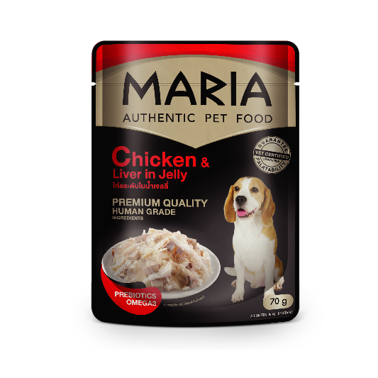 MARIA Pate Chó Vị Gà&Gan-Dog Chicken&Liver Jelly 70g
