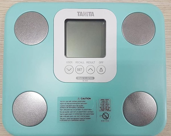 Cân điện tử Tanita BC859 LB2 (màu xanh ngoc) | HÀNG BẾP